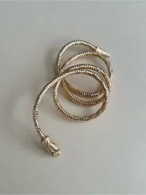 Anthropologie | Jewelry | Snake Coil Wrap Necklace M878 | Poshmark